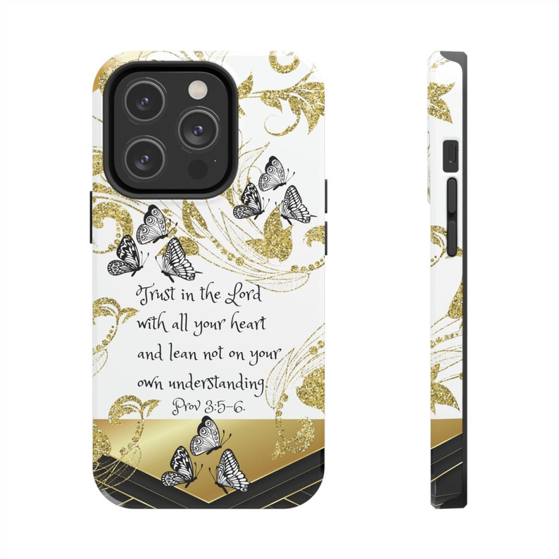 Scripture iPhone Case, Prov 3:5 Phone Case, Christian, Bible Verse ...