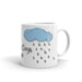Rainy Day Cup 11oz Rain Mug Kids Cup Gift for Her Raindrop Mug Rain ...