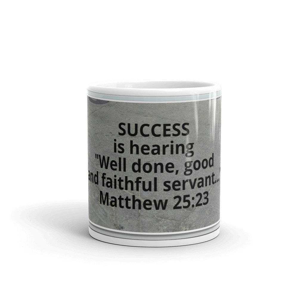 Success Scripture Mug Matthew 25 Gift for Him Her Bible Verse Mug Faith ...