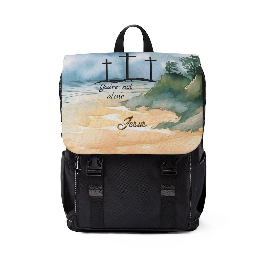 Jesus Shoulder Backpack Christian Bag Bible Messenger Bag Christian Men ...