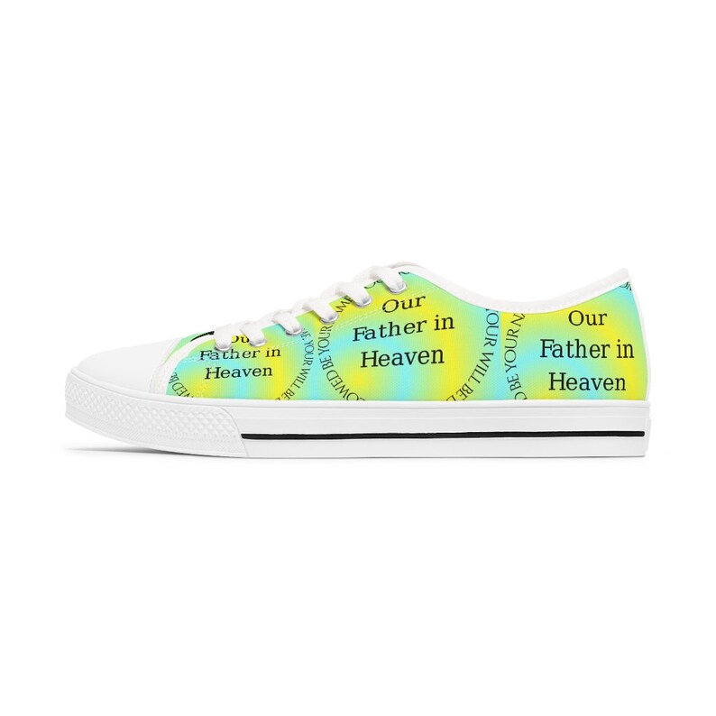 Christian Sneakers God in Heaven Shoes Womens SEE SIZE Note Faith ...