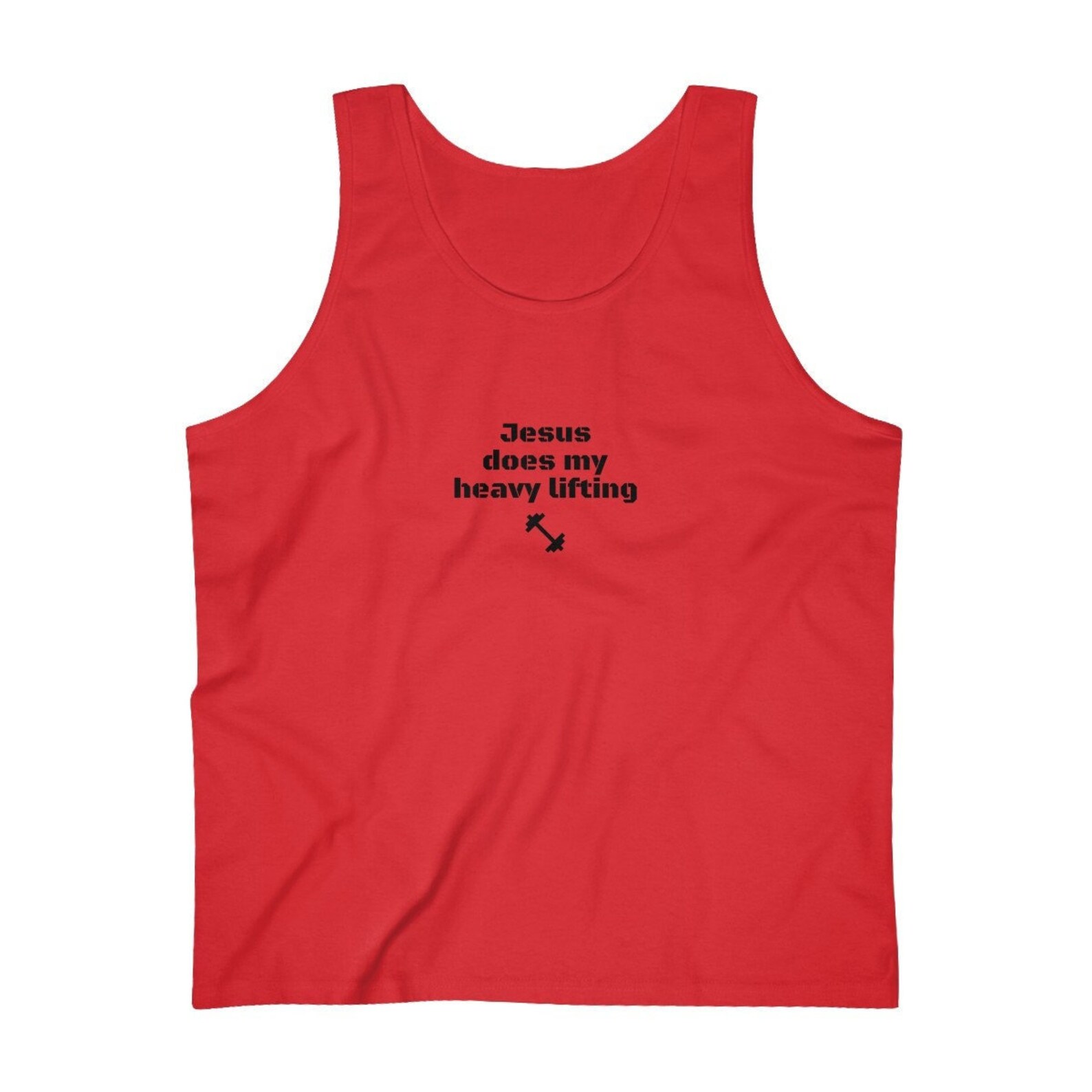 Christian Mens Cotton Tank Top Jesus Tank Top Christian Faith Workout ...