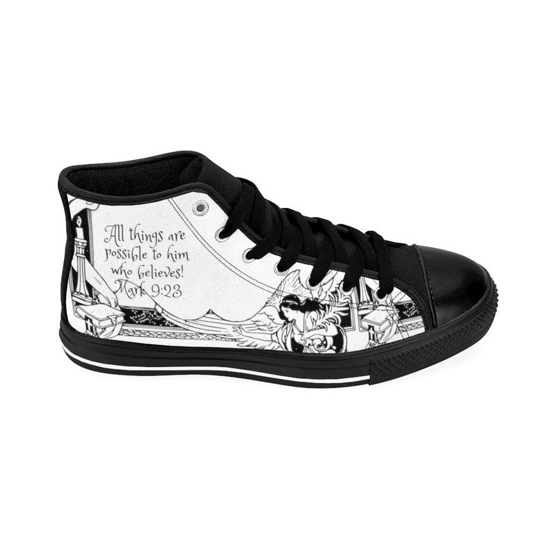 Bible Verse High Top Sneakers Women Bible Sneakers Christian Tennis ...