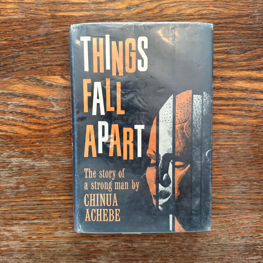 Things Fall Apart by Chinua Achebe 1959 1st US 1st State DJ Ex-library ...