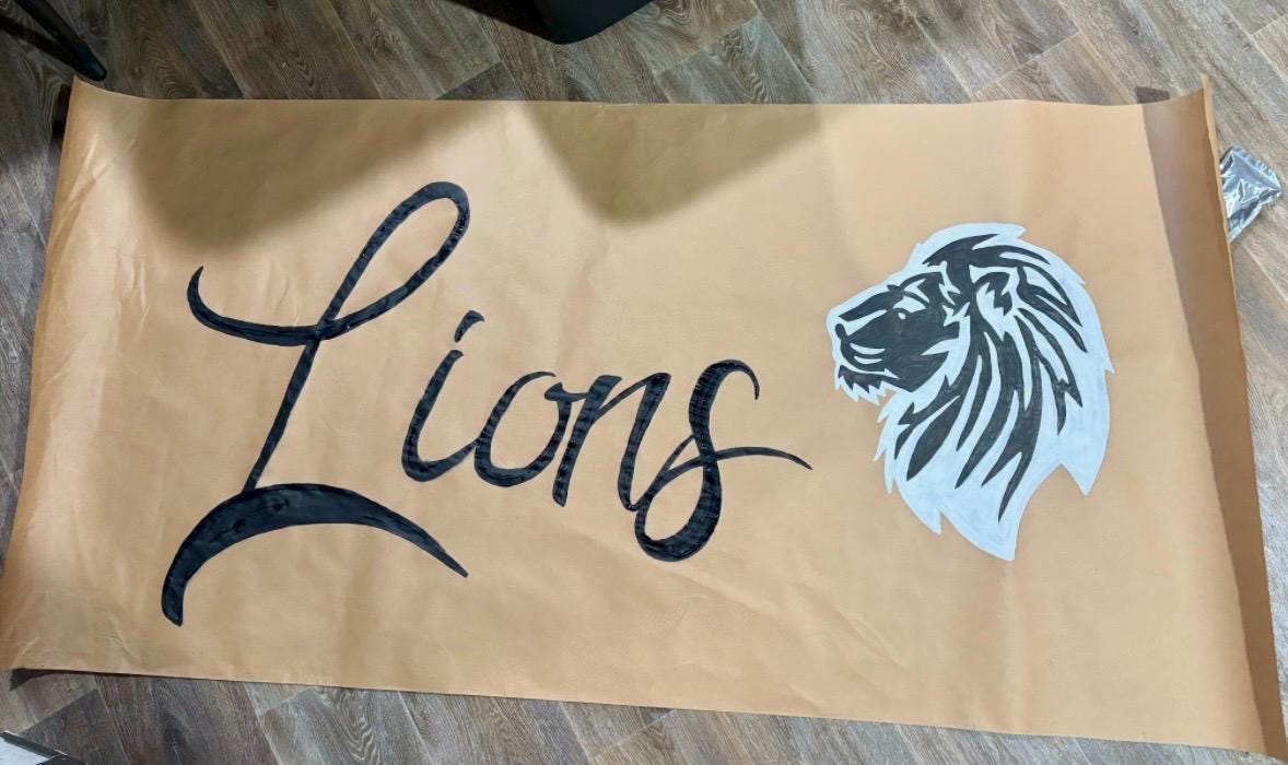 Custom Paper Banner | Painted | Party | Decor | Birthday | Personalized ...