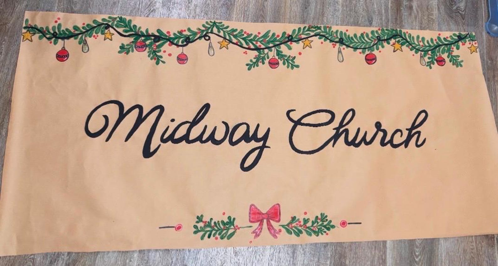 Custom Paper Banner | Painted | Party | Decor | Birthday | Personalized ...
