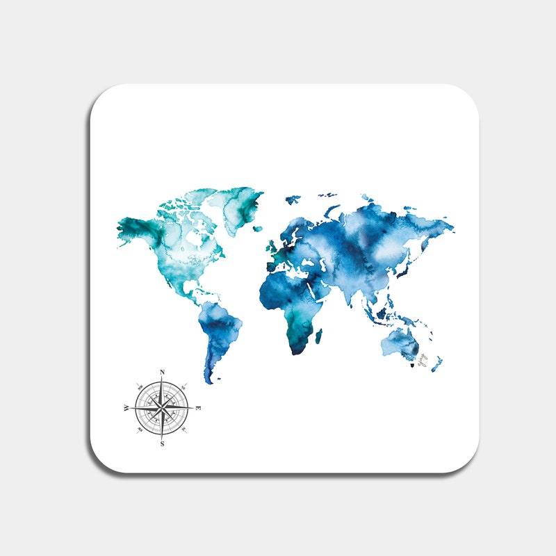 Felt World Map - Etsy