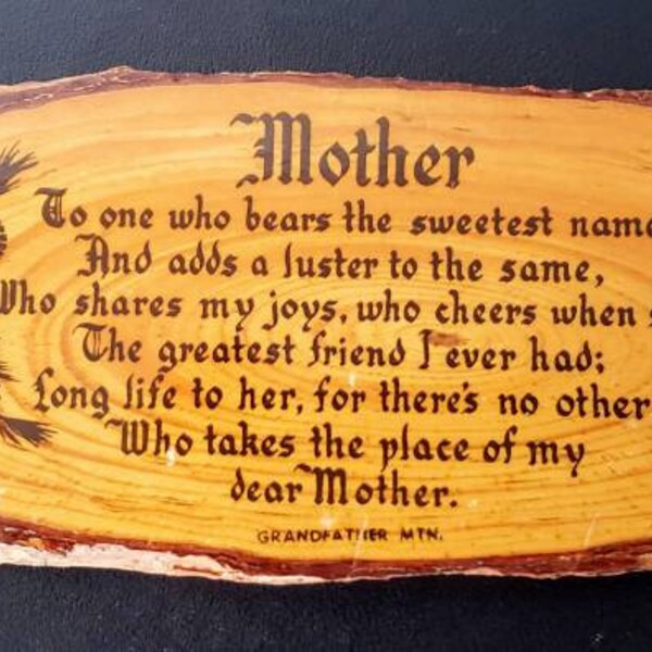 Wooden Poem Plaques - Etsy