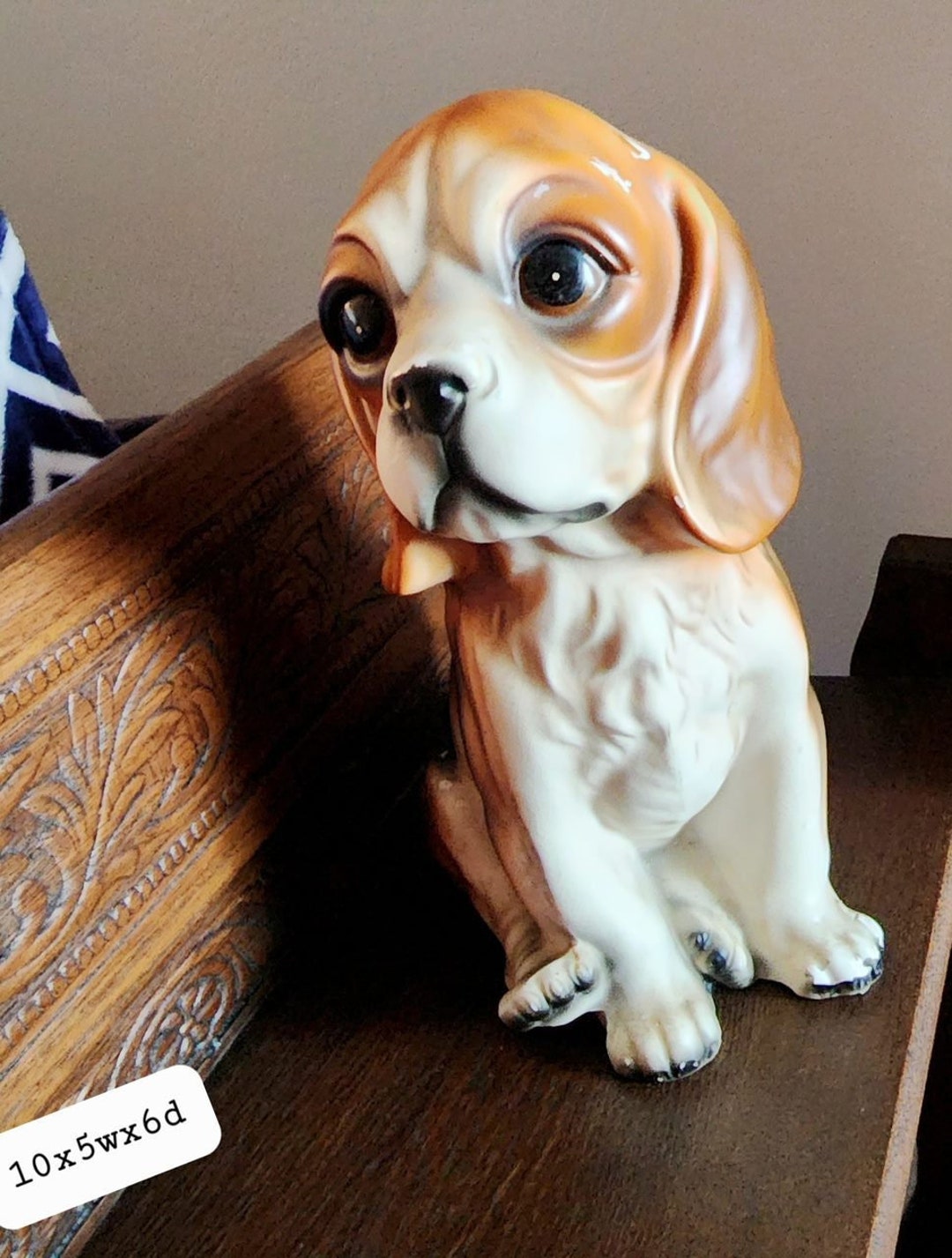 Vintage Handpainted Ceramic Beagle Dog Animal Figurines and Statues - Etsy