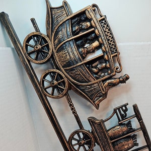 Coppercraft Guild Steam Stagecoach Wall Plaque - Etsy