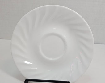 Vintage Corelle Enhancement All-white Swirl Pattern Coffee Cups and ...