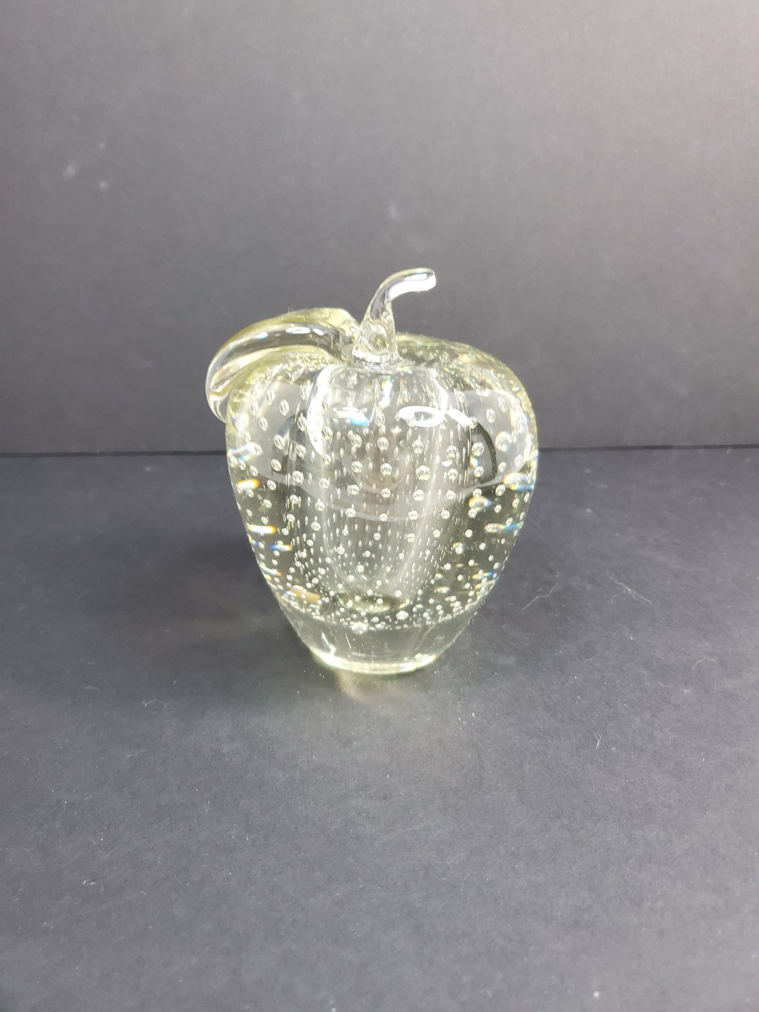 Apple Large Bubble Paperweight - Etsy