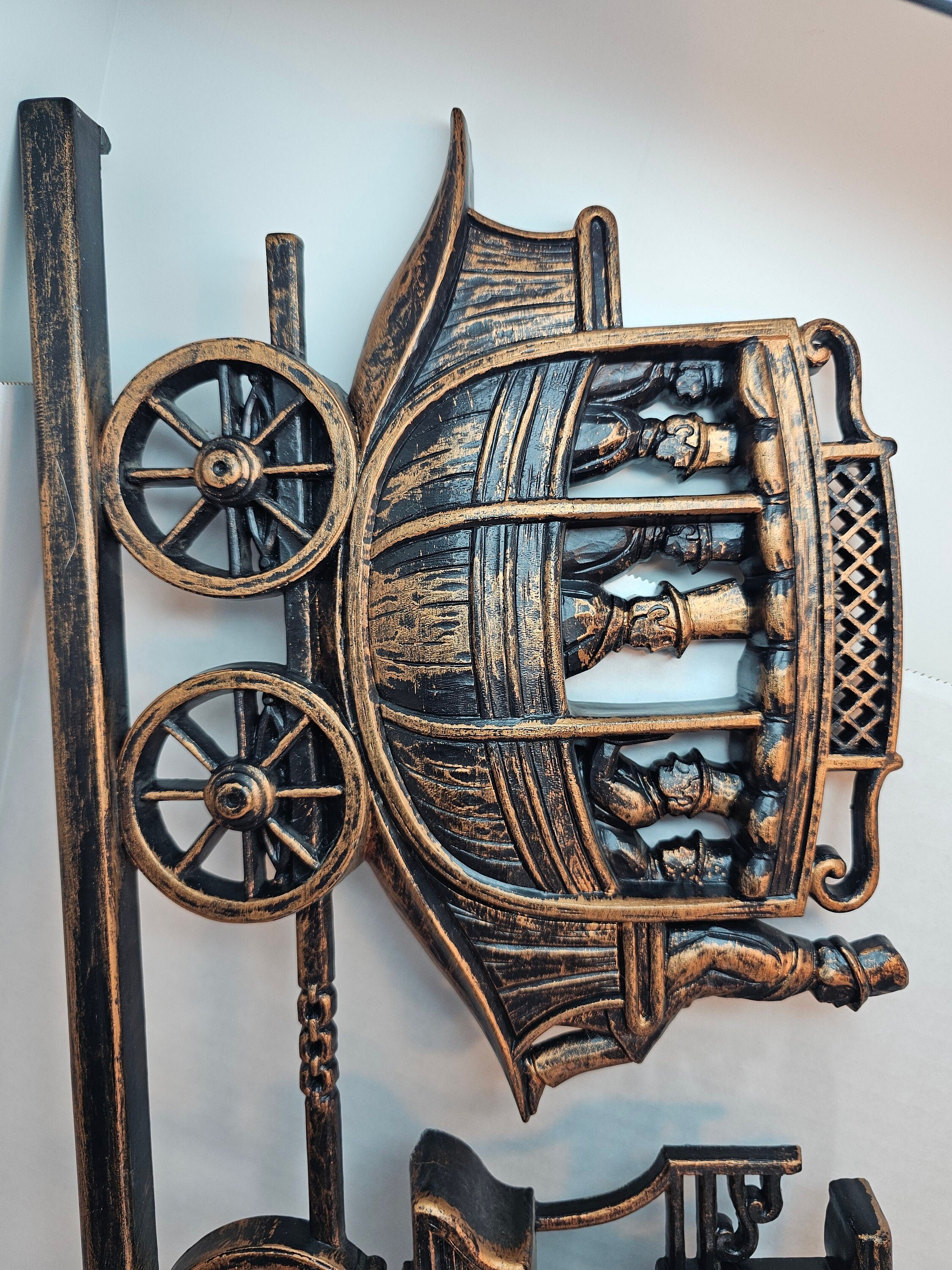 Coppercraft Guild Steam Stagecoach Wall Plaque - Etsy