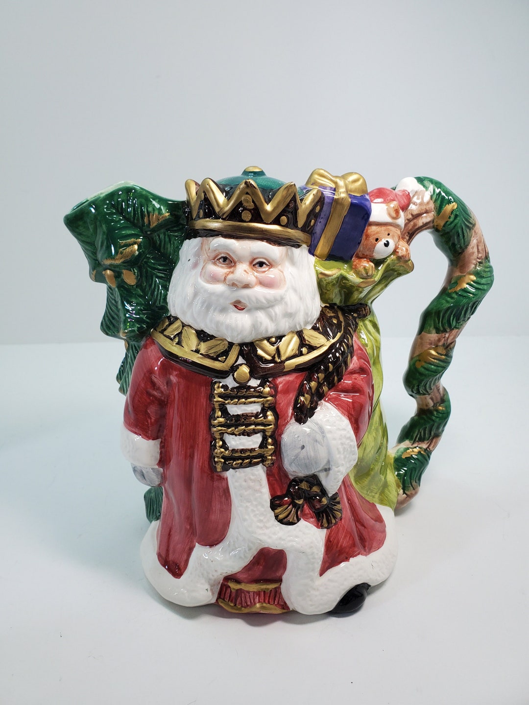 World Bazaar Santa Pitcher - Etsy