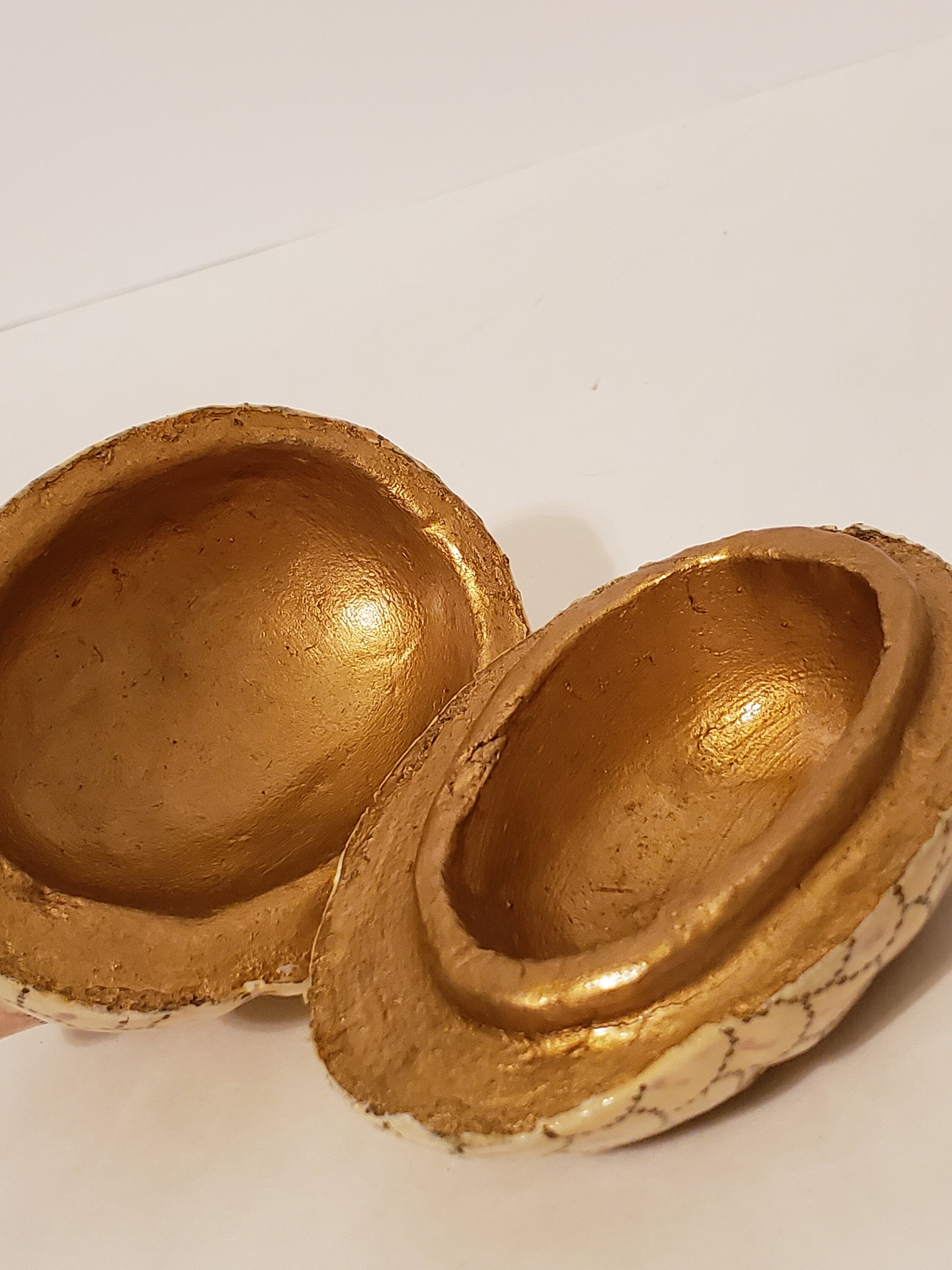 Rabbit Paper Mache Trinket Box | Etsy