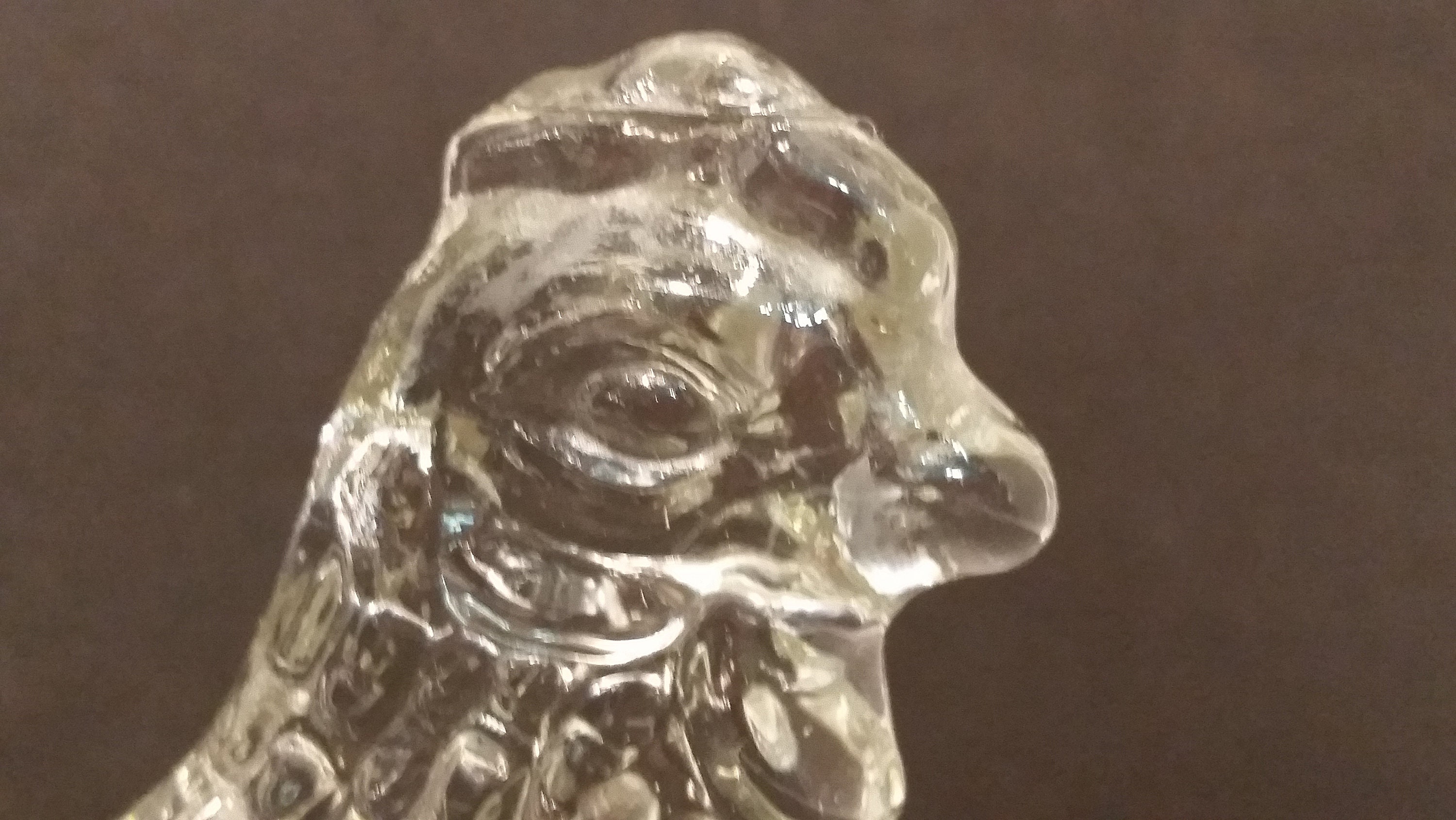 Clear Glass Hen on Nest - Etsy