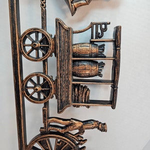 Coppercraft Guild Steam Stagecoach Wall Plaque - Etsy