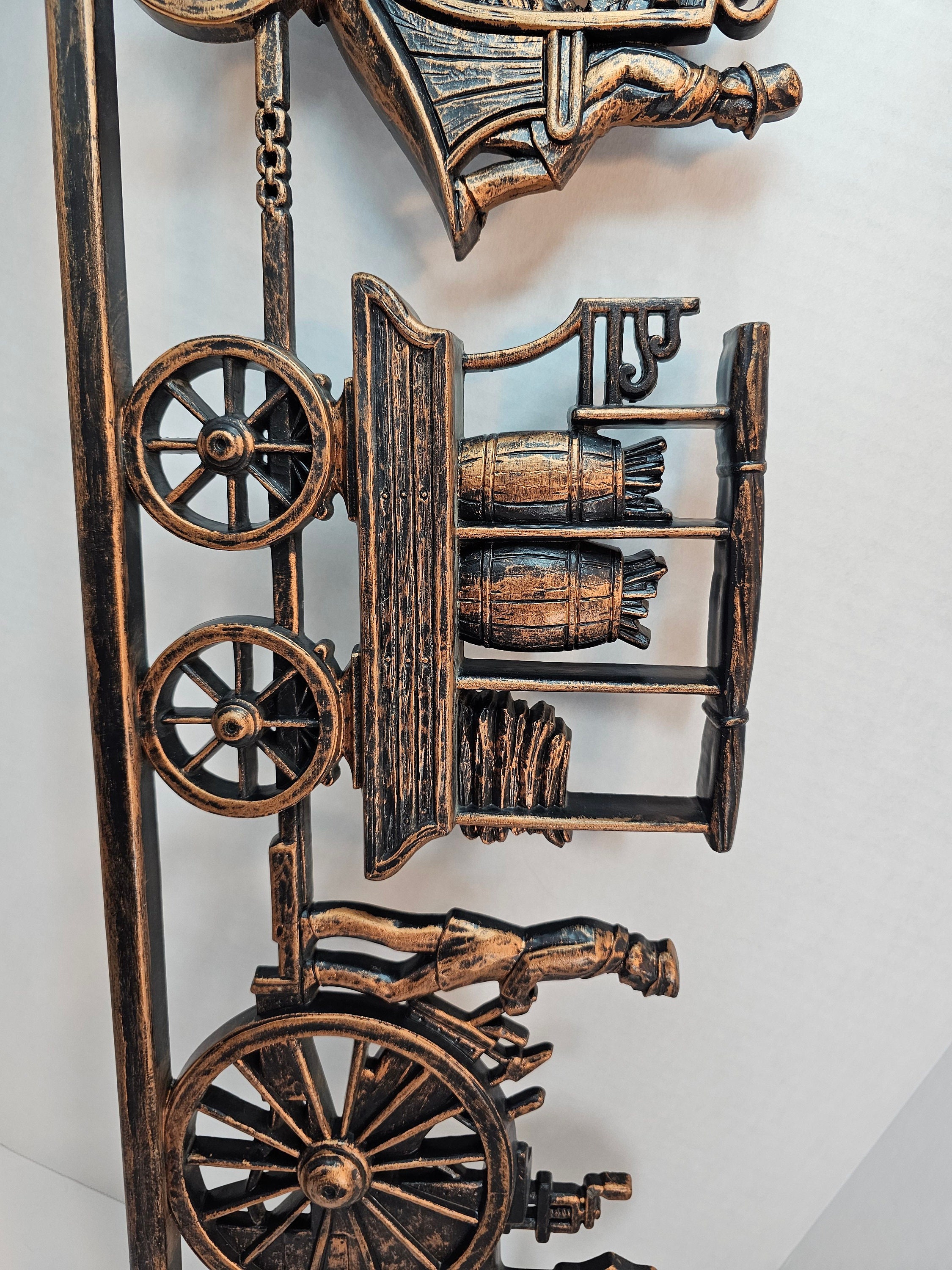Coppercraft Guild Steam Stagecoach Wall Plaque - Etsy