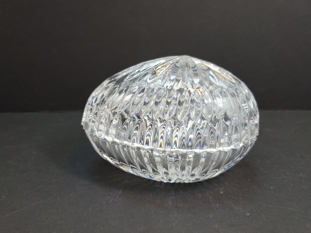 Crystal Lidded Egg Trinket Box - Etsy