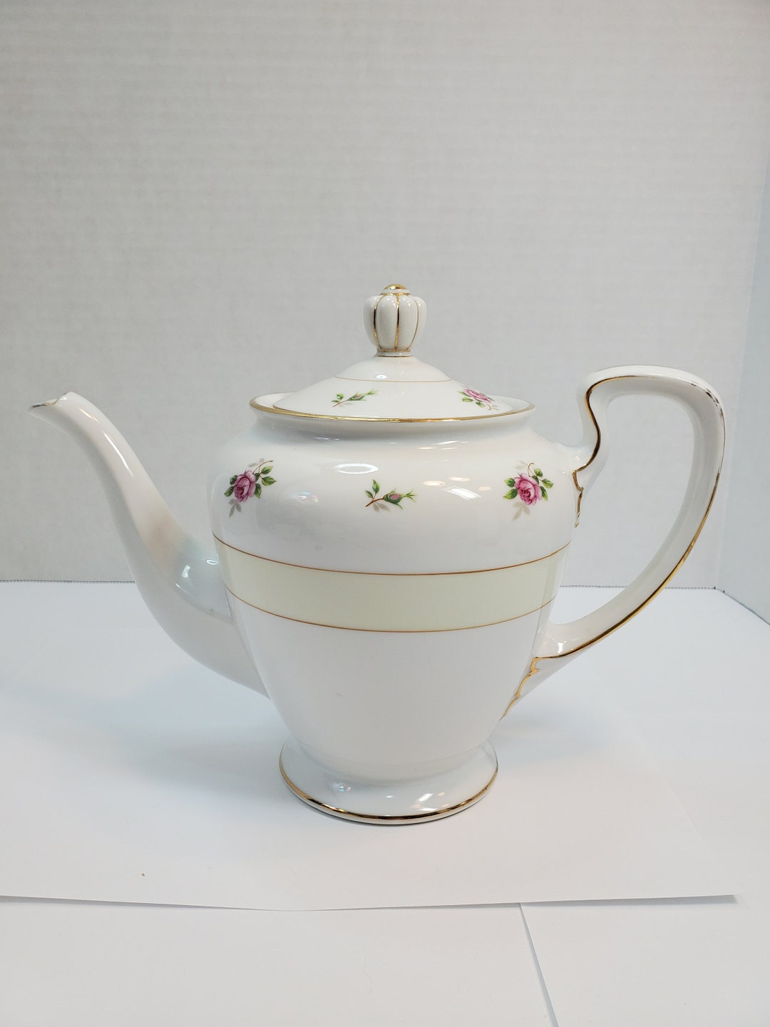 Fuji China, Rosebud Teapot, Japan - Etsy