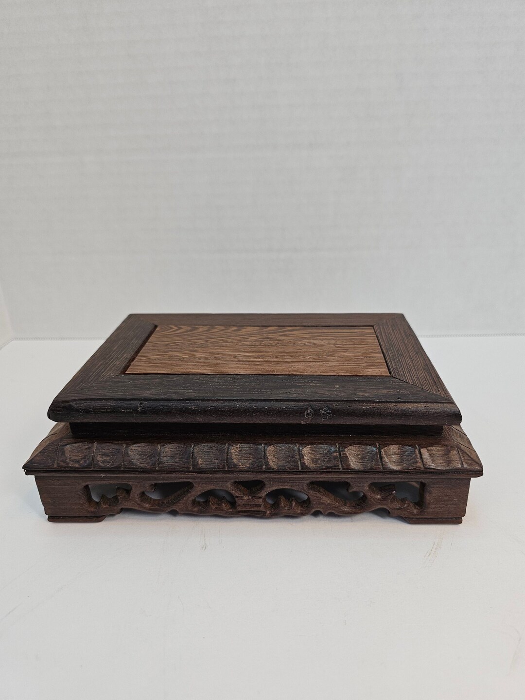 Carved Wood Display Stand - Etsy