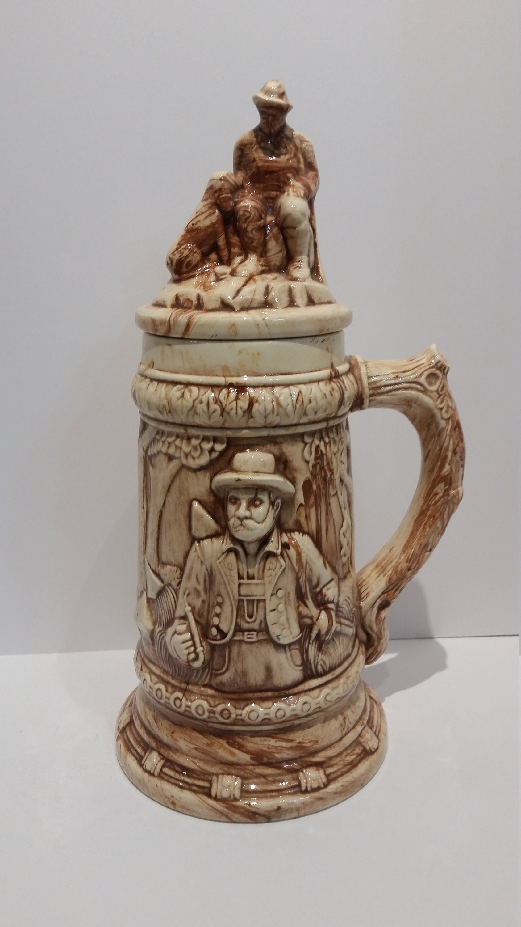 Alaskan Clay Stein With Lid Vintage - Etsy