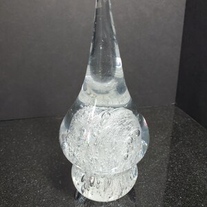 Crystal Spire Paperweight, 6 1/8", Taiwan - Etsy