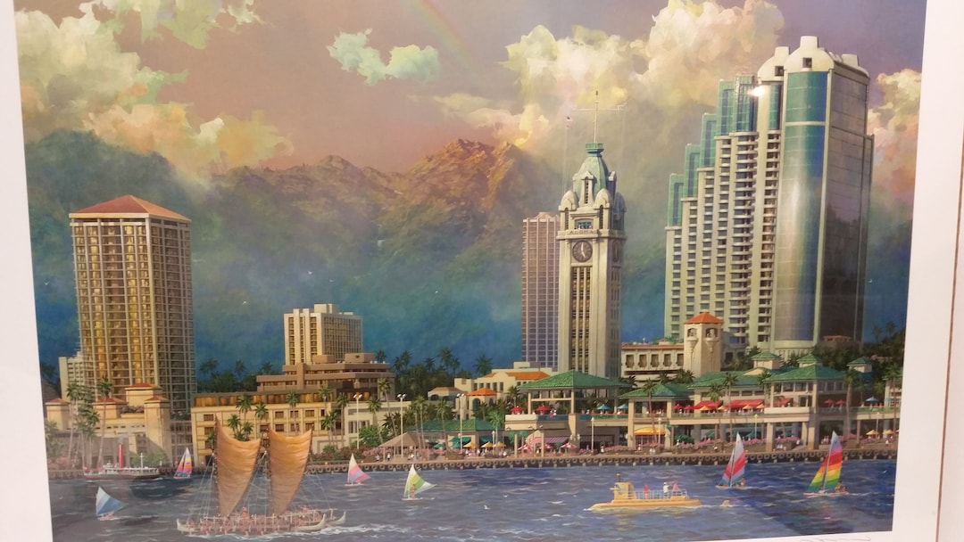 Alexander Chen "aloha Tower" S/N Print - Etsy