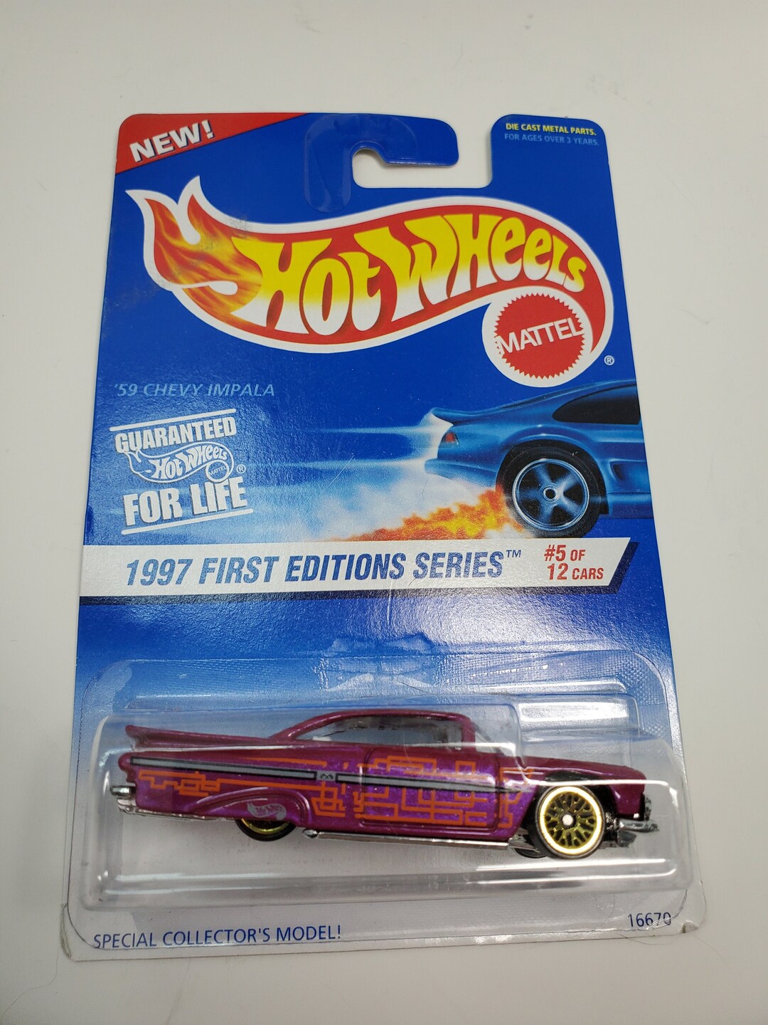 Hot Wheels '59 Chevy Impala, 517, 1997, Original Package - Etsy