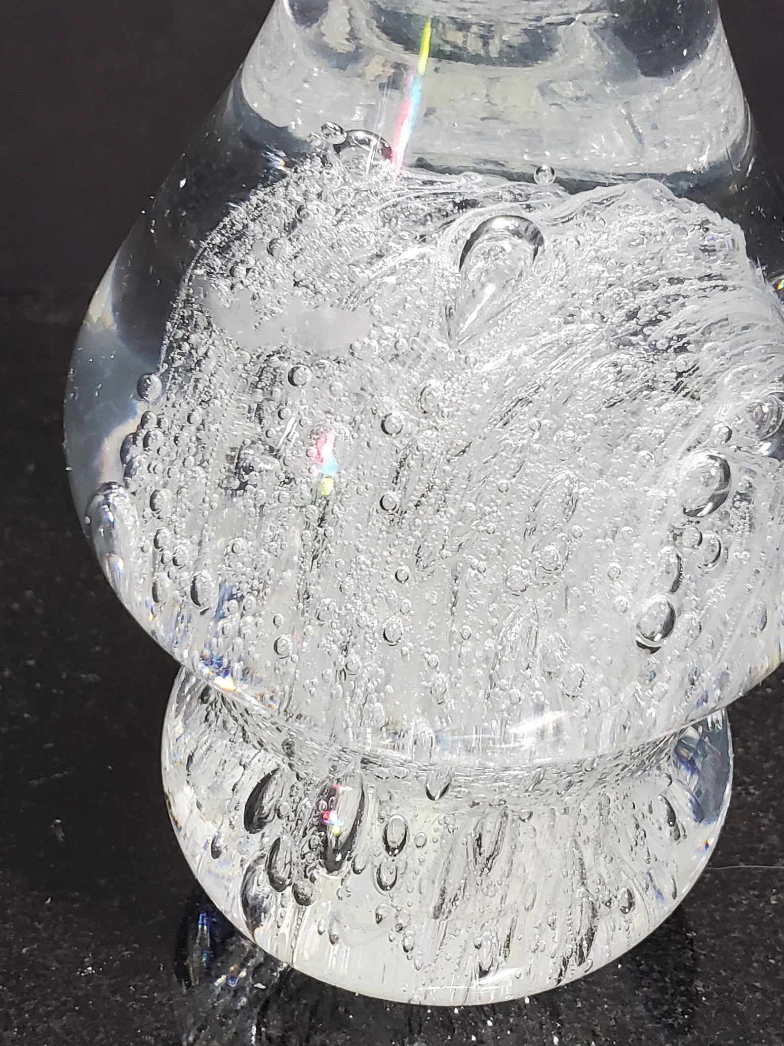 Crystal Spire Paperweight, 6 1/8", Taiwan - Etsy
