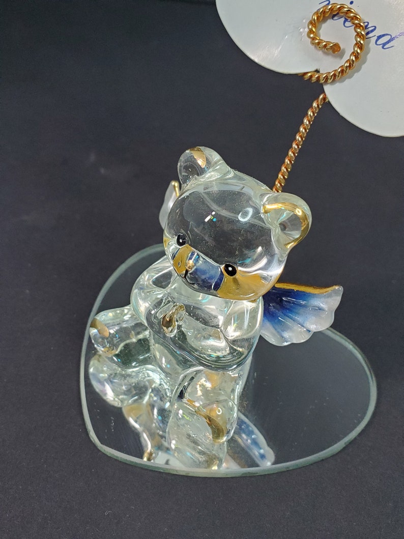Glass Angel Teddy Bear - Etsy