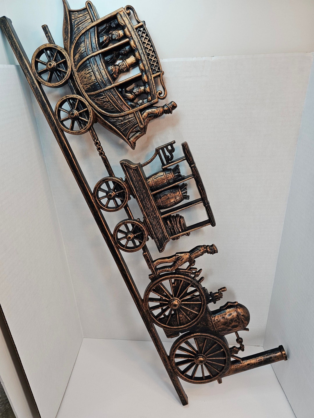 Coppercraft Guild Steam Stagecoach Wall Plaque - Etsy