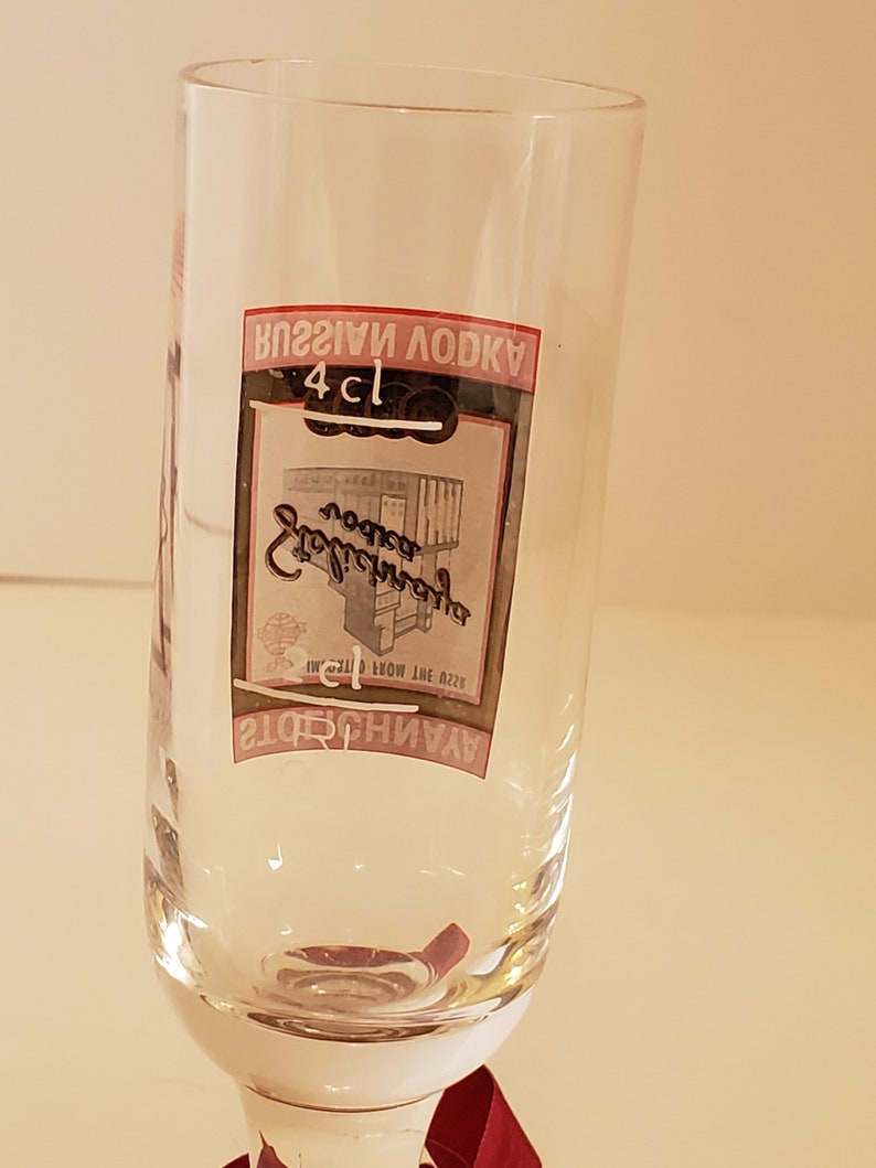 Stolochnaya Russian Vodka Shot Glass Etsy