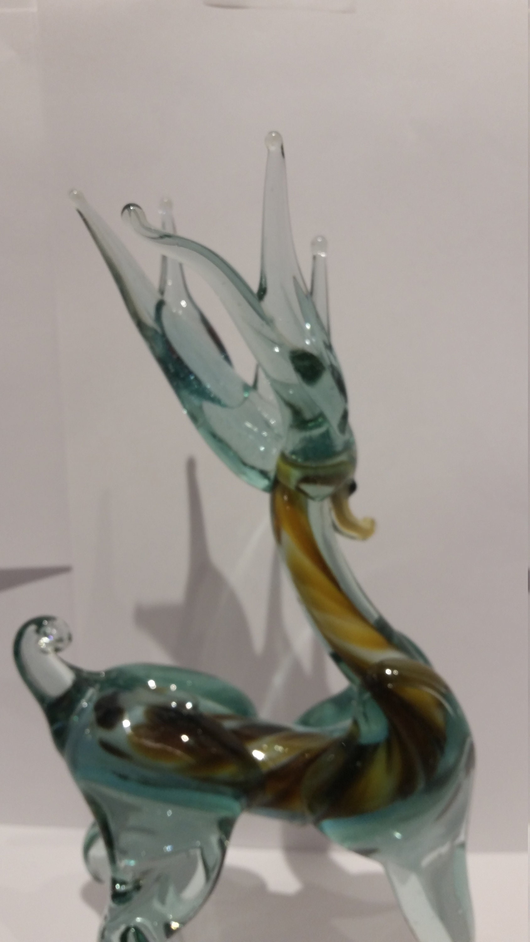 Art Glass Reindeer | Etsy