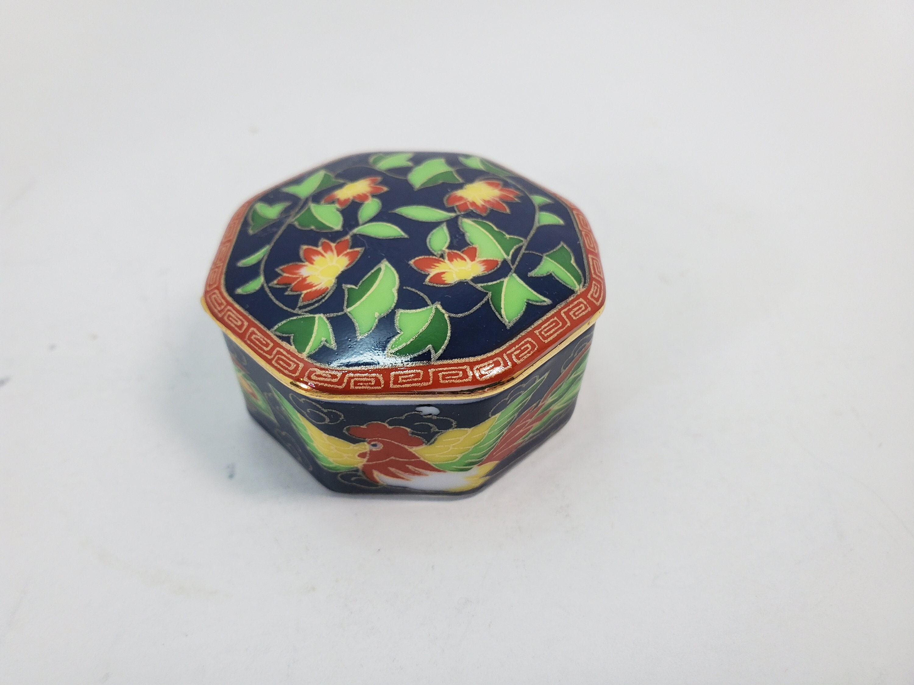 Takahashi Kashmir Pattern Trinket Box - Etsy