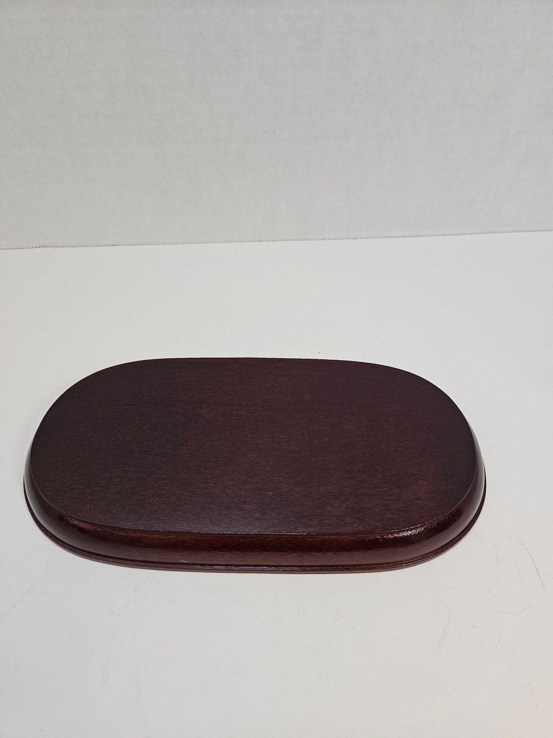 Wood Oval Display Stand - Etsy