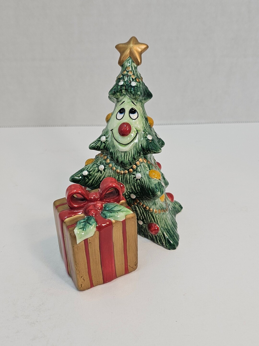 Fitz and Floyd Wee Christmas Tree Salt and Pepper Shakers, Original Box ...