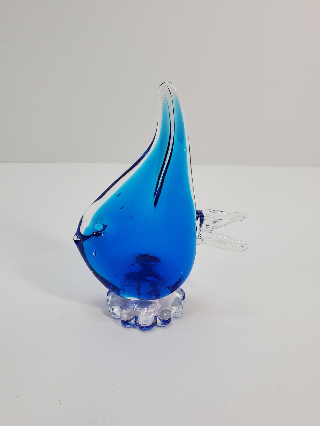 Art Glass Blue Fish - Etsy