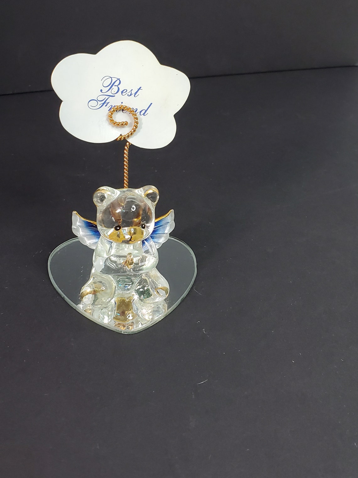 Glass Angel Teddy Bear - Etsy