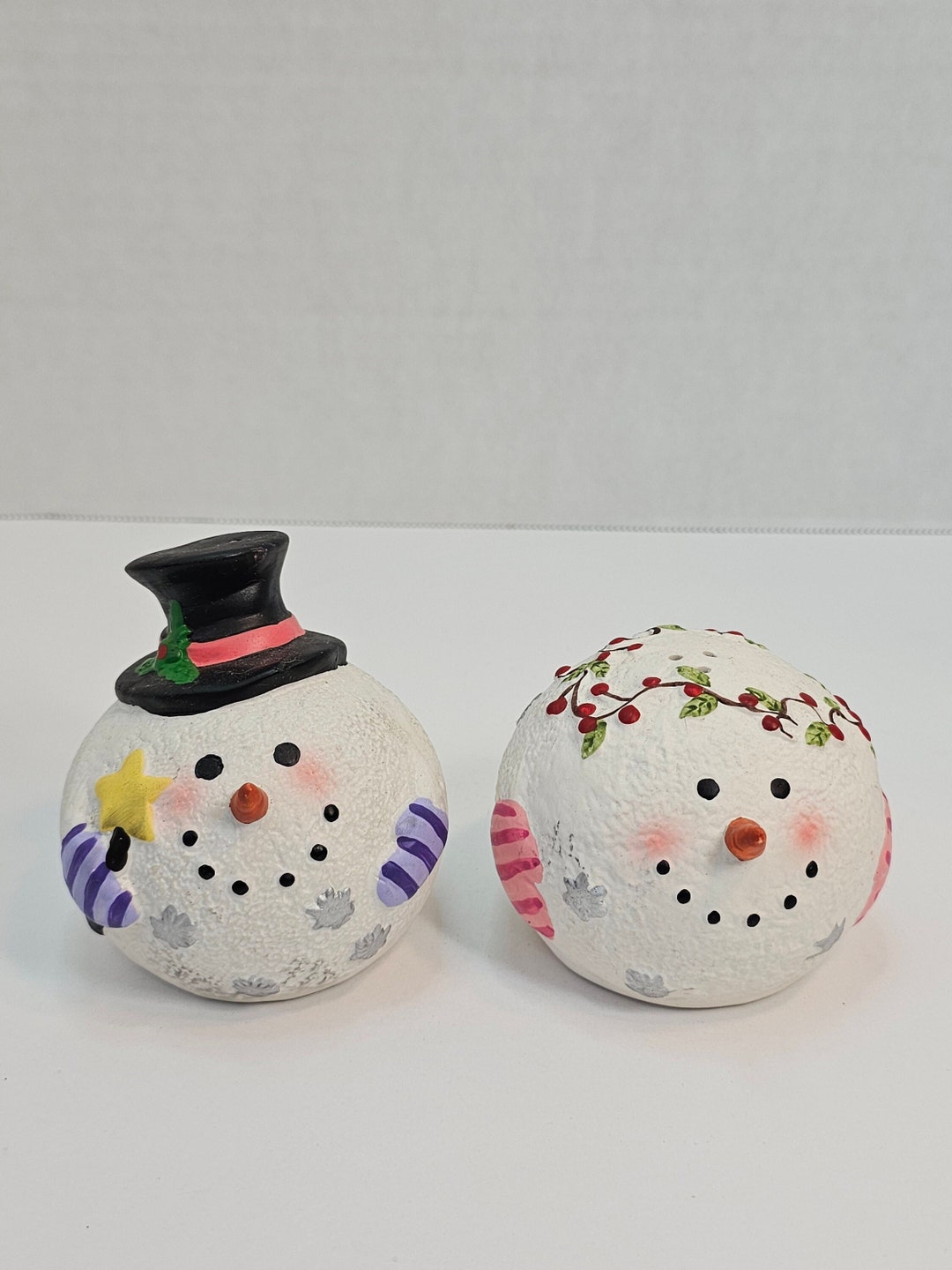 Kathryn Beich Snowball Salt and Pepper Shakers - Etsy