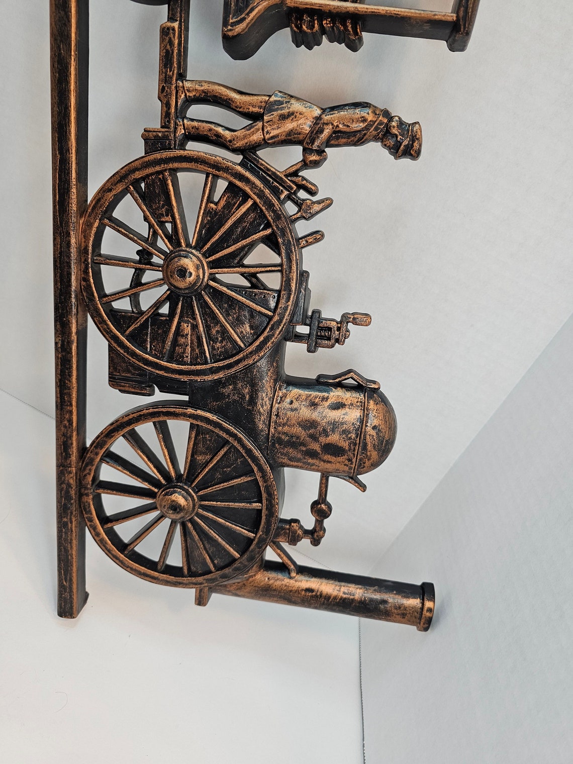 Coppercraft Guild Steam Stagecoach Wall Plaque - Etsy