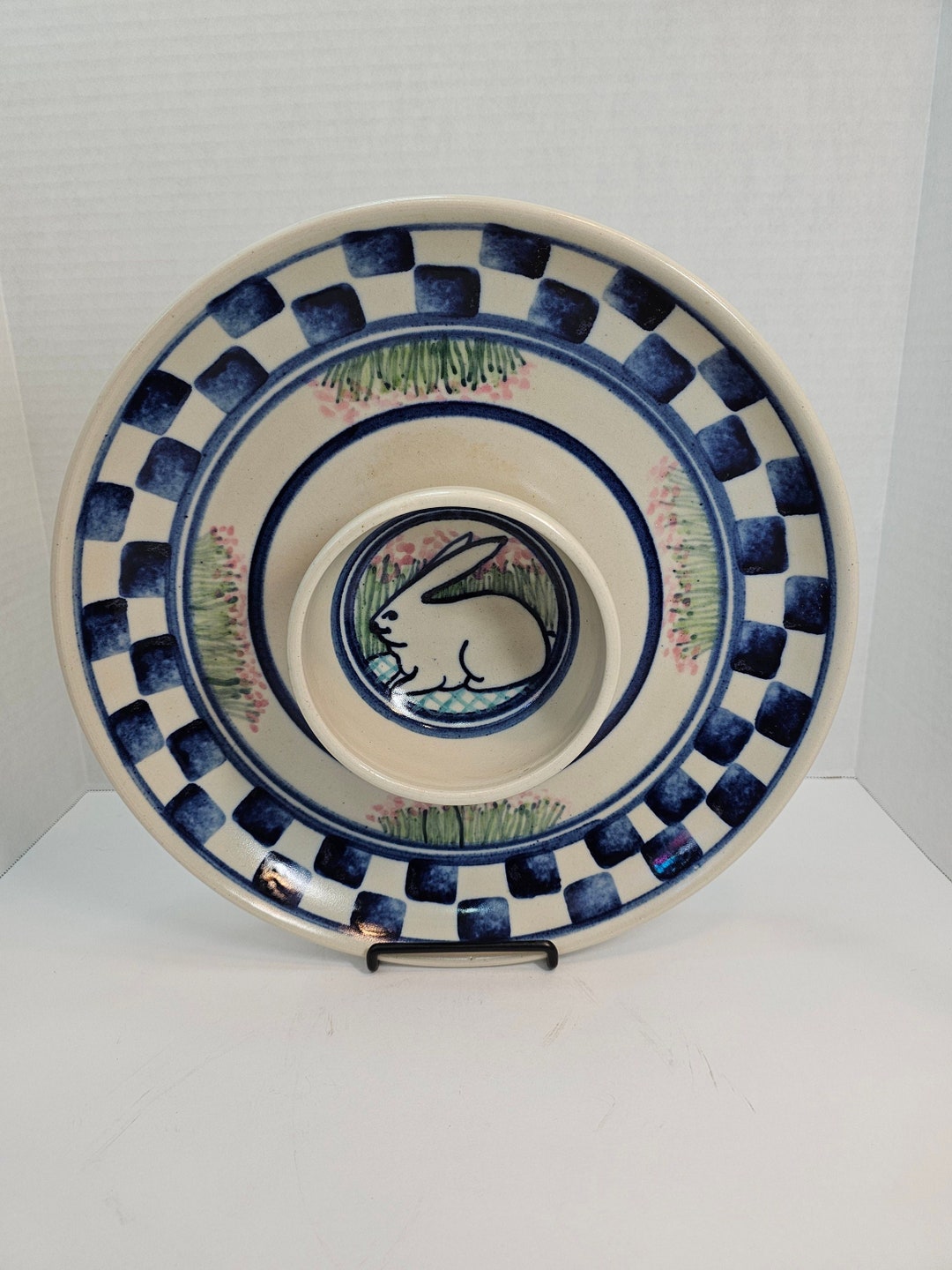 Debbie Dean Large Chip and Dip Serving Platter, Signed - Etsy