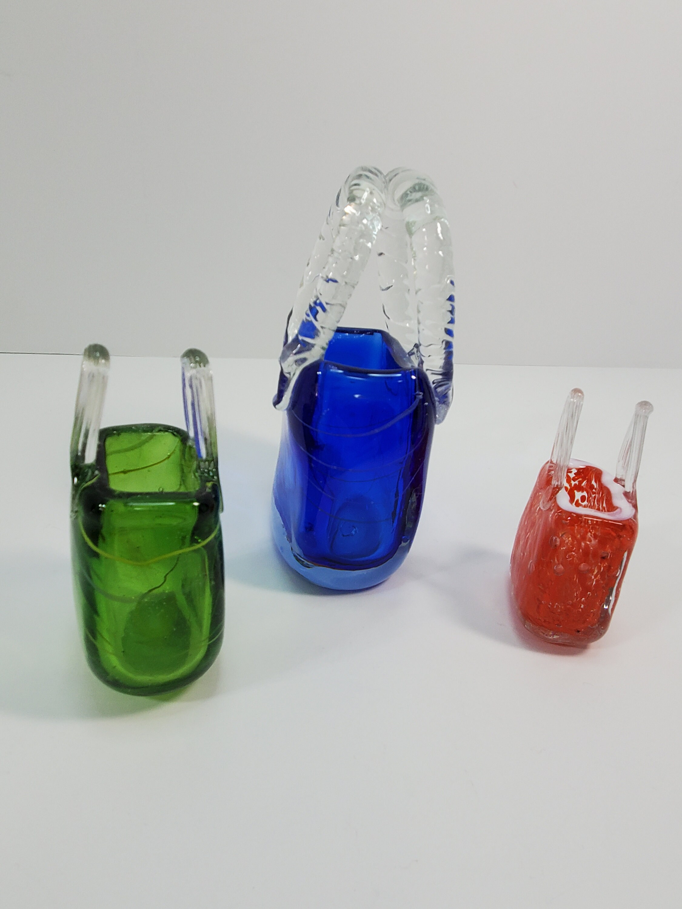 Murano Style Glass Purse Set - Etsy