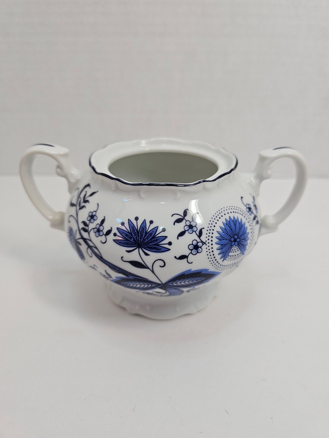 Sone Blue Onion Covered Sugar Bowl, Missing Lid, Japan - Etsy