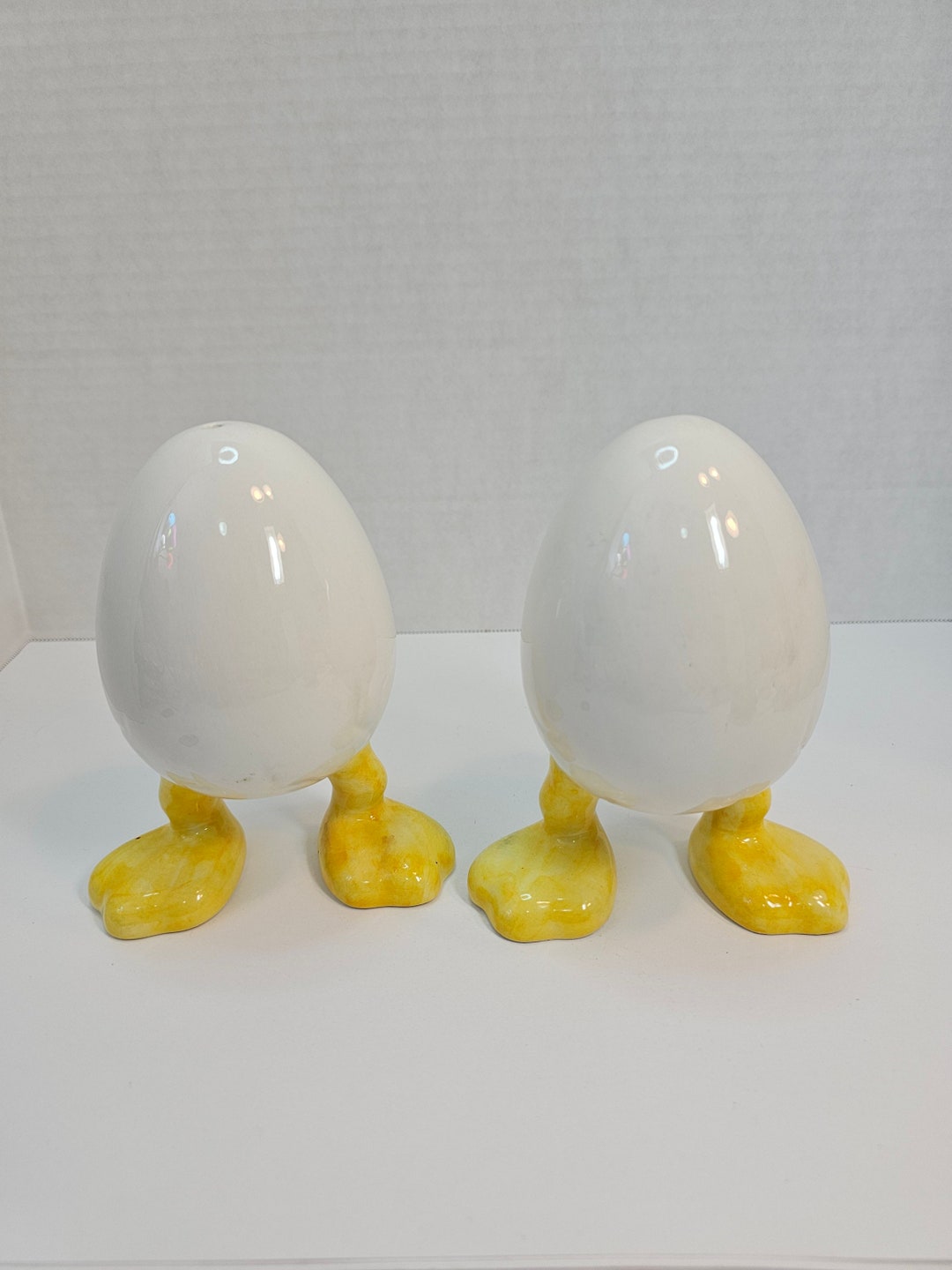Duck Egg With Legs Salt and Pepper Shakers - Etsy