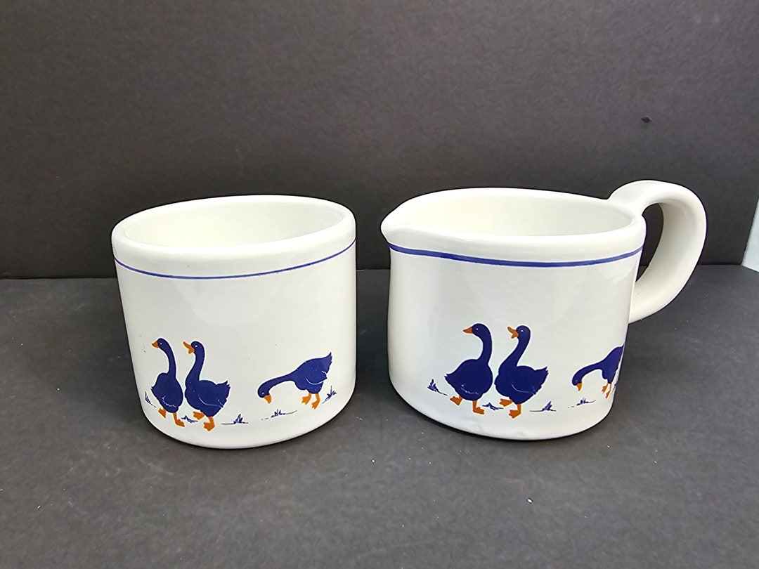 Rosenthal Netter Goose Sugar and Creamer, Italy - Etsy