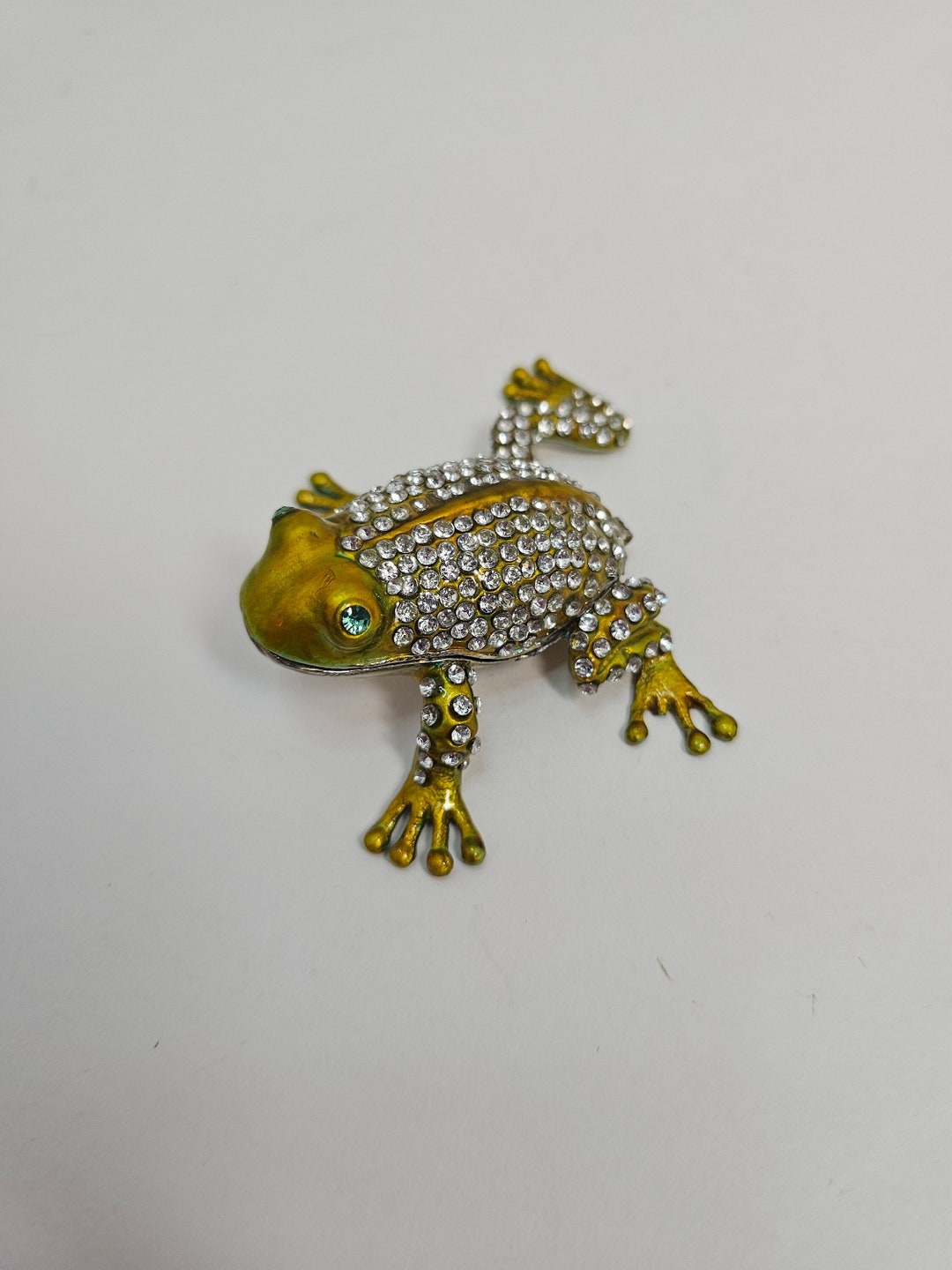 Frog Hinged Trinket Box - Etsy