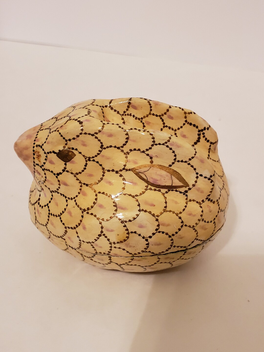 Rabbit Paper Mache Trinket Box - Etsy