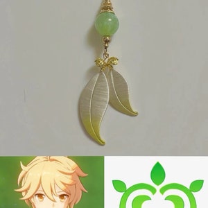 1pc Handmade Genshin Impact Traveler Aether Earring 7 Element China ...