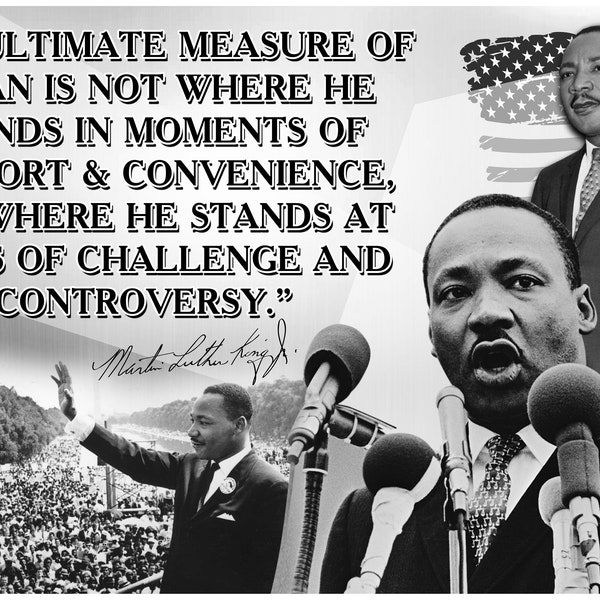 Martin Luther King Inspirational Classroom - Etsy